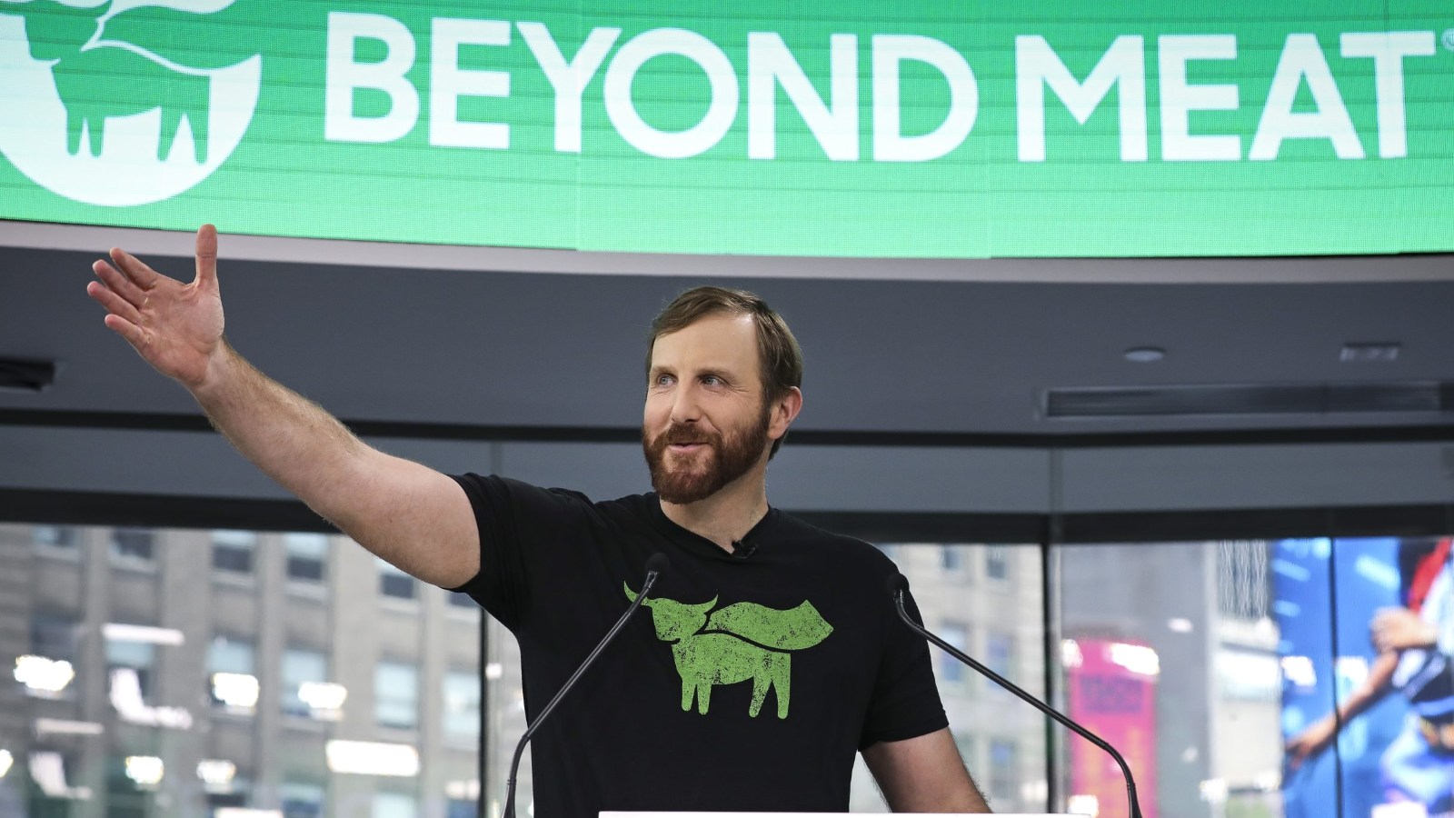Ethan Brown (Beyond Meat) kan wel tegen een stootje