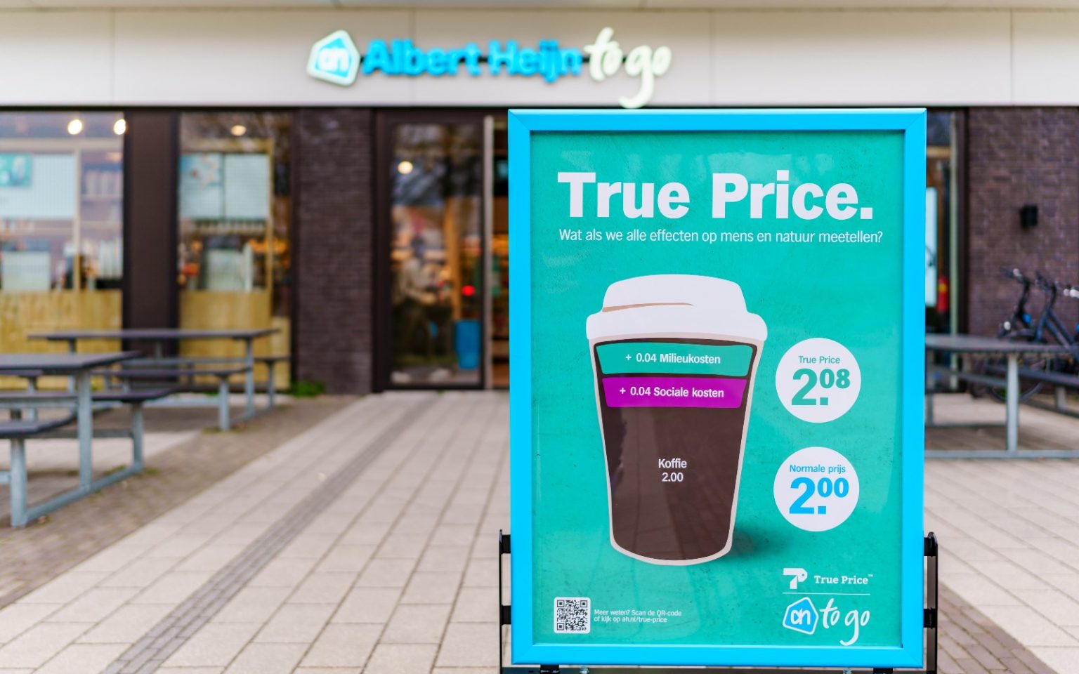 Albert Heijn experimenteerde met een eerlijke prijs voor koffie